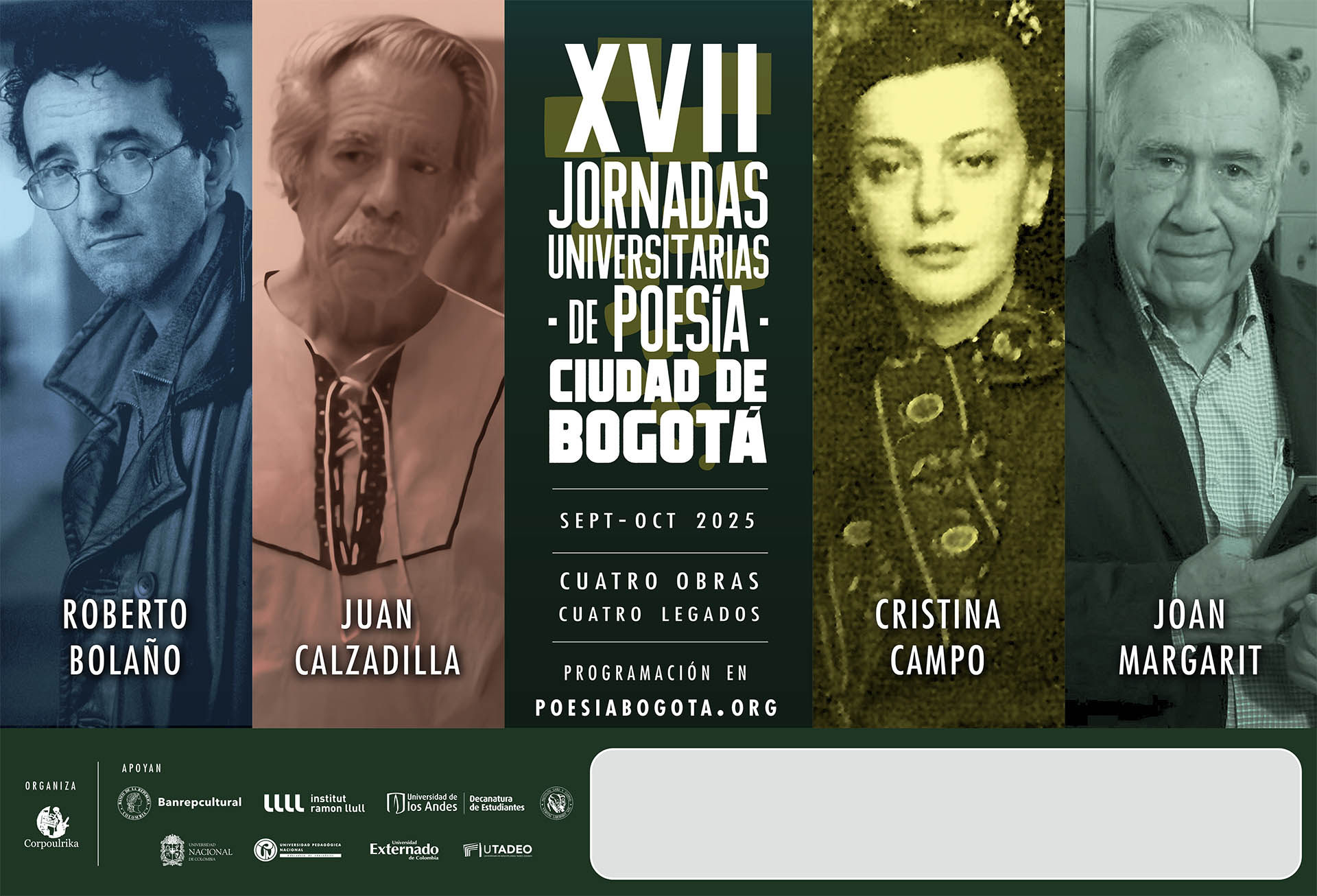 33° Festival Internacional de Poesía de Bogotá 2025: Invitados y Programación general – Festival ...